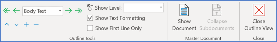 Word Document Views and why Outline View is so awesome